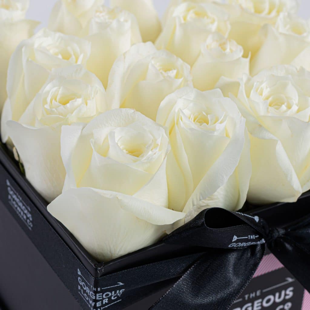 White Rose Box - The Gorgeous Flower Company