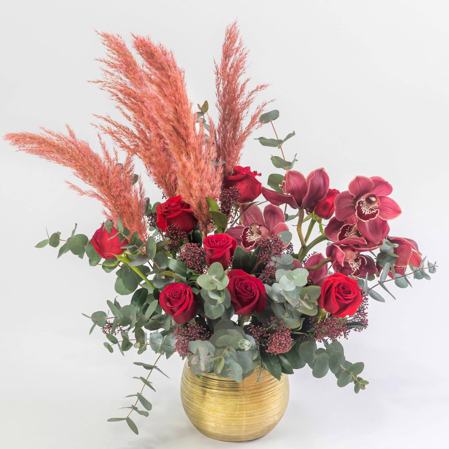 Red Romance Arrangement - The Gorgeous Flower Company